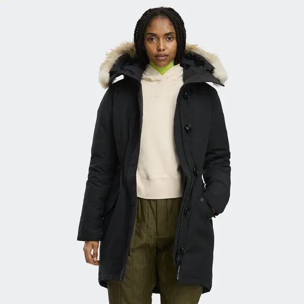 Canada Goose Rossclair Parka Heritage - Black | Editorialist