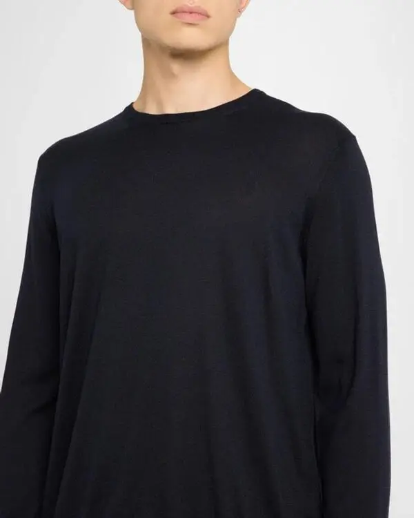 Giorgio Armani Apos;s Silk-cotton Crew Sweater