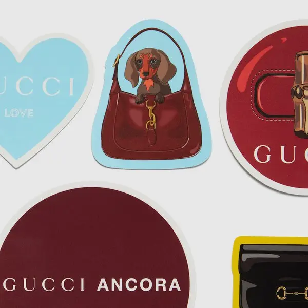 Gucci Handbag Luggage Stickers