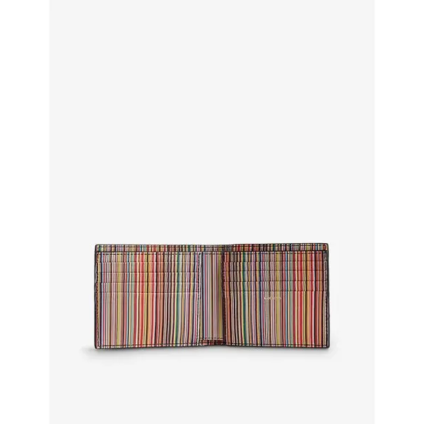 Paul Smith Branded Billfold Leather Wallet