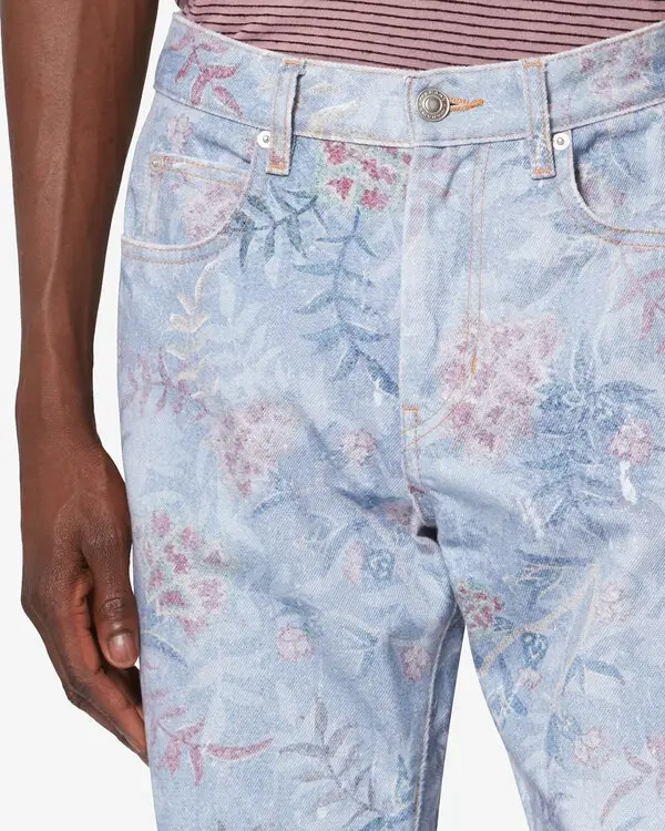 Isabel Marant Étoile Lewys Corduroy Pants - Blue