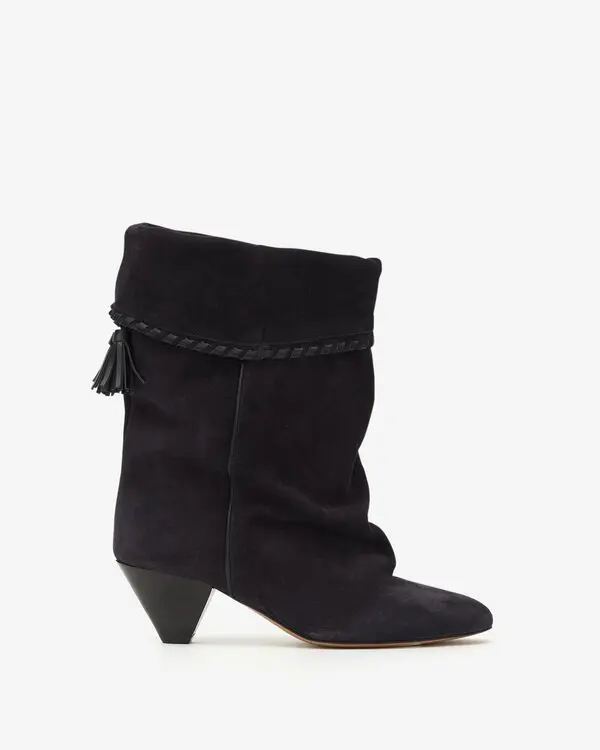Isabel Marant Étoile Dalby Draped Boots - Black