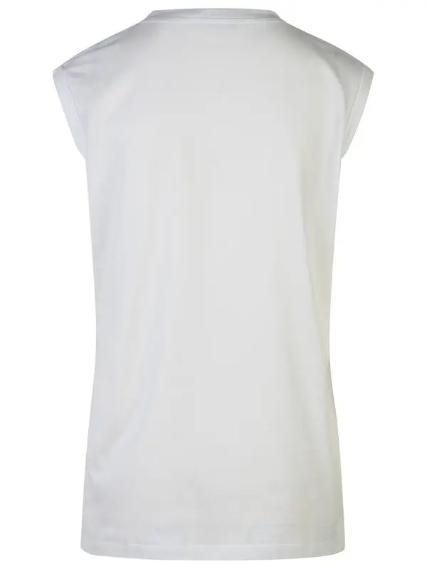 Balmain Cotton Tank Top - White