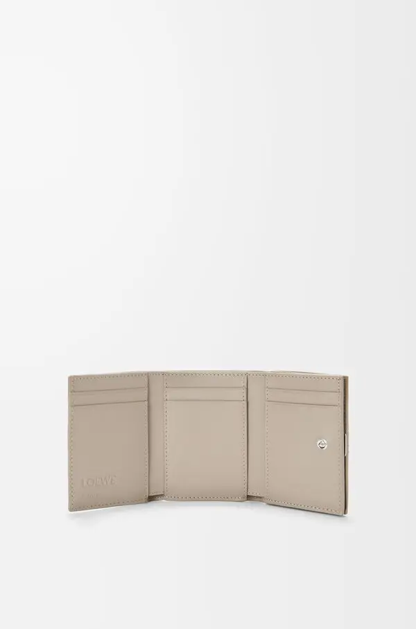 Loewe Anagram Trifold Wallet - Clay