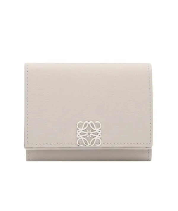 Loewe Anagram Trifold Wallet - Light Ghost