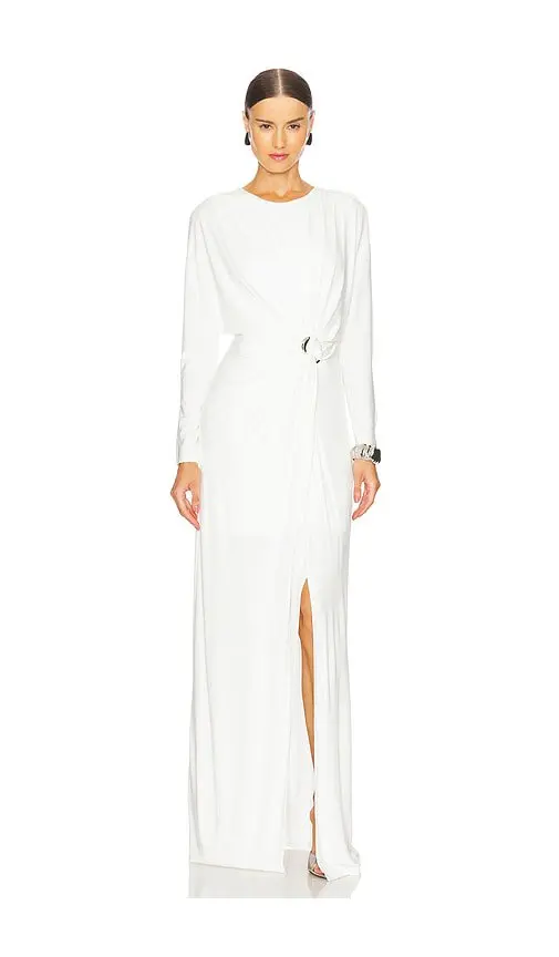 Simkhai Maisie Long Sleeve Dress - Ivory