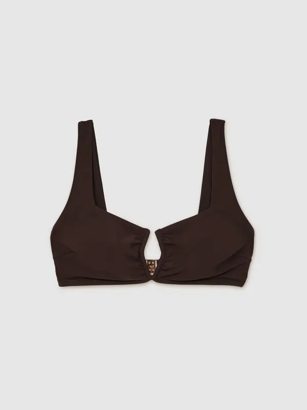 REISS Alba V-front Bikini Top