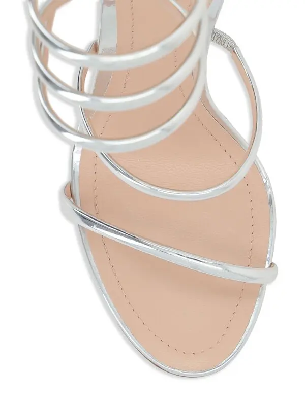 Rene Caovilla 105mm Cleo Sandals - Silver