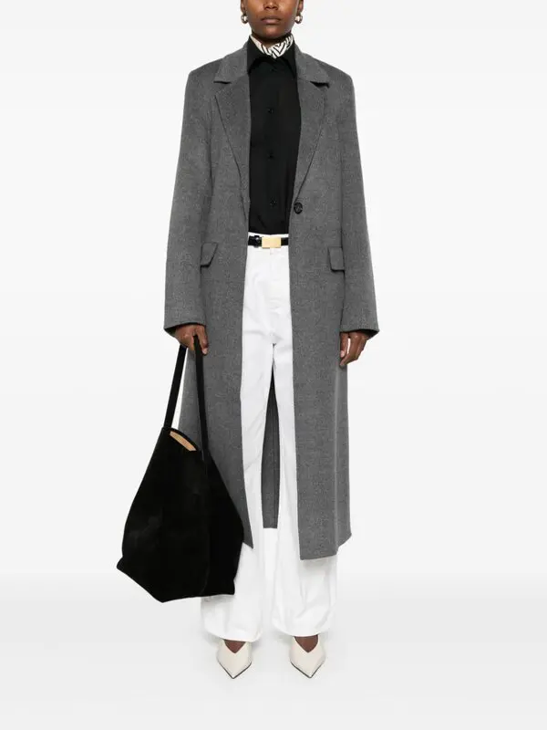 TOTEME Wool Mid-length Coat - Grey