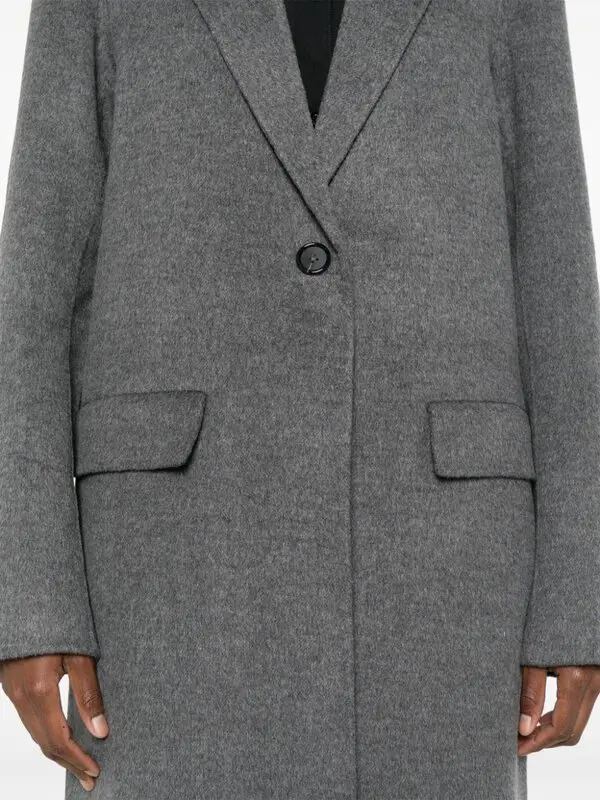 TOTEME Wool Mid-length Coat - Grey