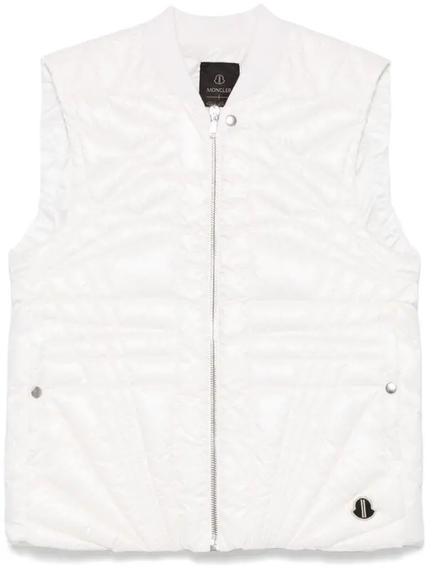 MONCLER + RICK OWENS Megapenta Flight Gilet - White
