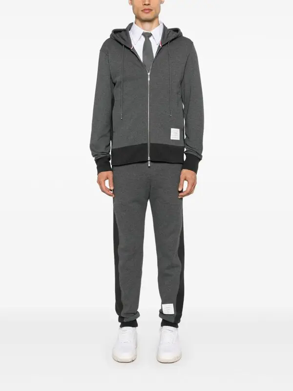 Thom Browne Mid-rise Track Trousers - Grey