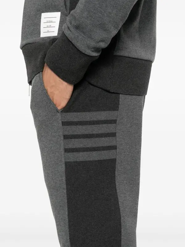 Thom Browne Mid-rise Track Trousers - Grey