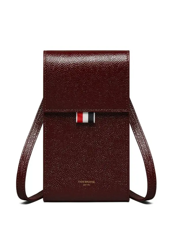 Thom Browne Leather Shoulder Bag - Red