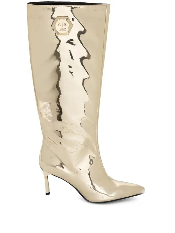 Armani Exchange 75mm Logo-appliqué Boots