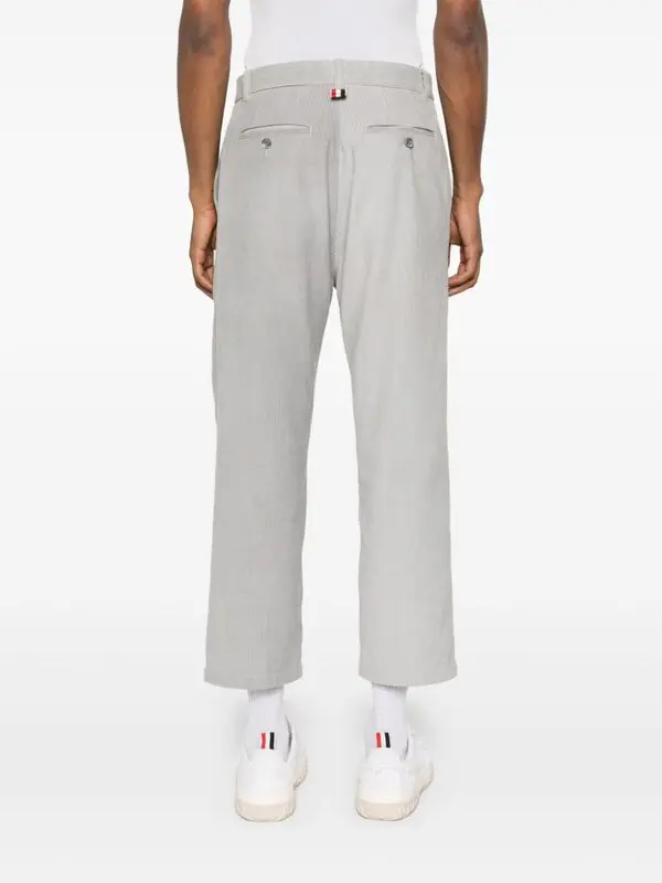 Thom Browne Mid-rise Straight-leg Trousers