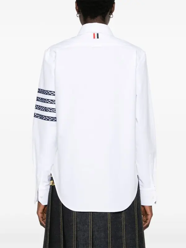 Thom Browne Snake 4-bar Shirt - White