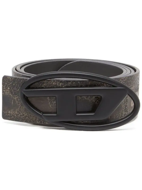 DIESEL X Damiano David B-1dr Rev Dd Belt - Brown