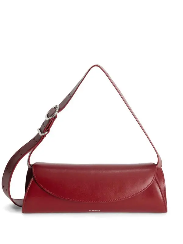 JIL SANDER Small Cannolo Tote Bag - Red