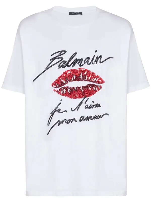 Balmain Love Letter T-shirt - White