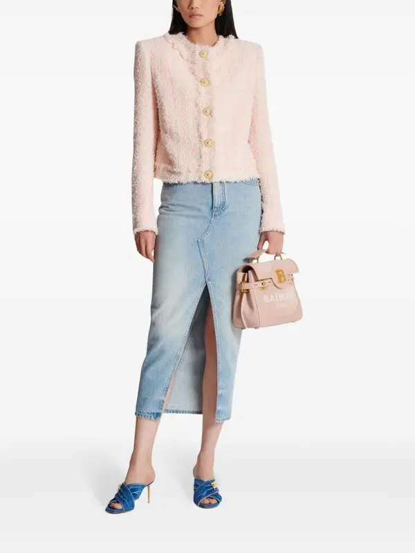 Balmain Tweed Jacket - Pink
