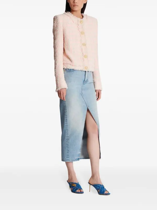 Balmain Tweed Jacket - Pink
