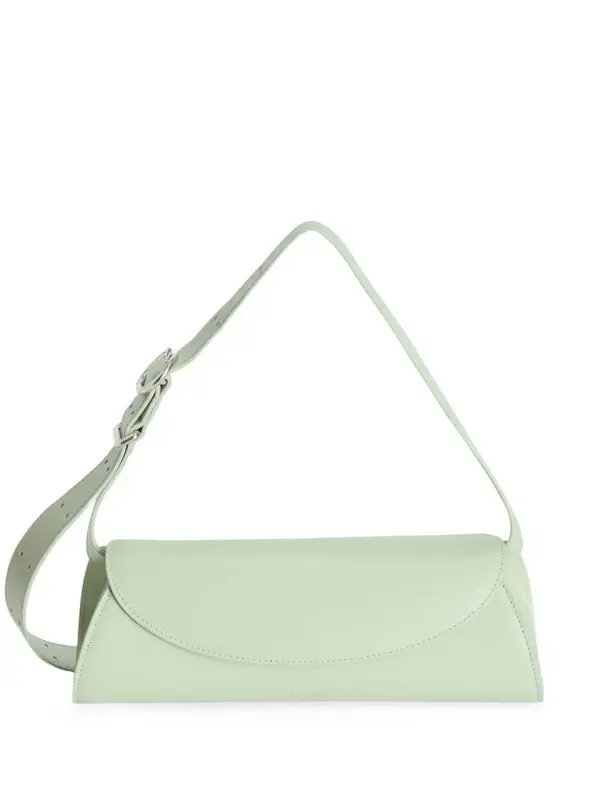JIL SANDER Small Cannolo Tote Bag - Green