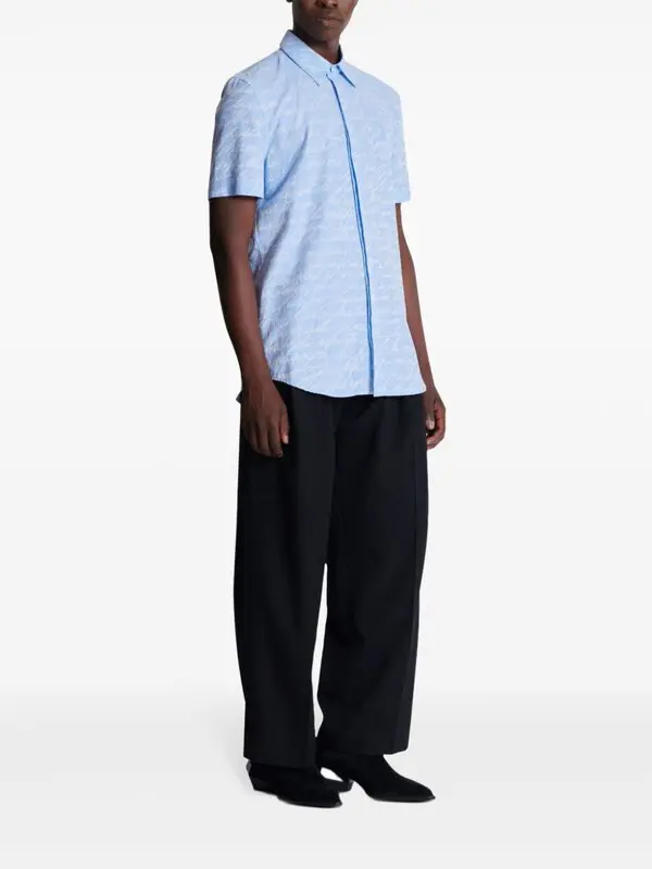 Balmain Jacquard Love Letter Print Shirt