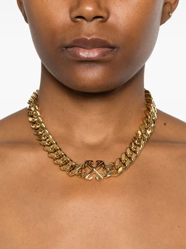 Off-White Arrow Necklace