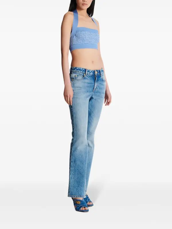 Balmain Pb Labyrinthe Monogram Top