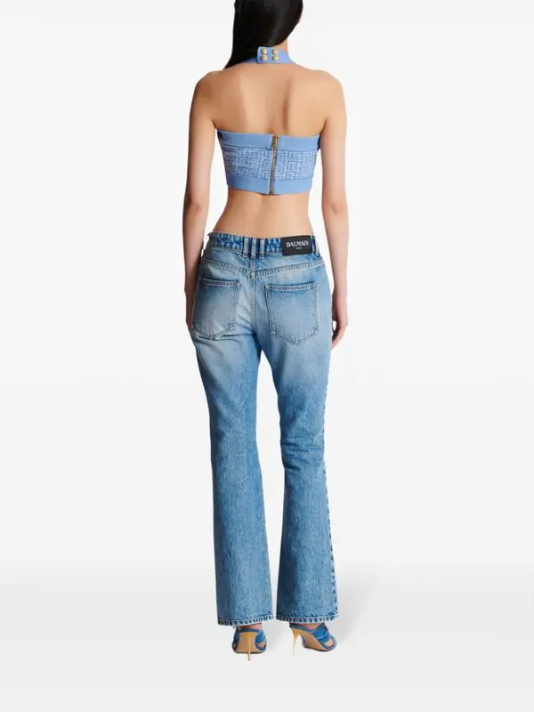 Balmain Pb Labyrinthe Monogram Top