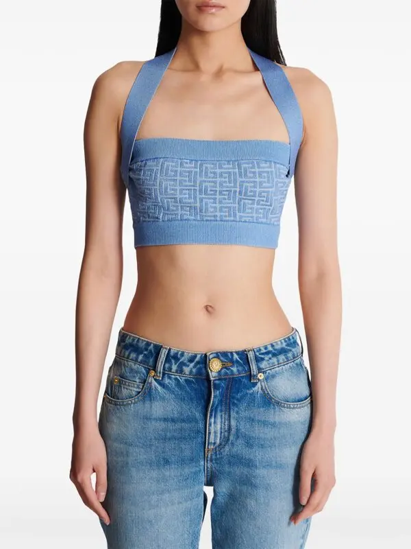 Balmain Pb Labyrinthe Monogram Top