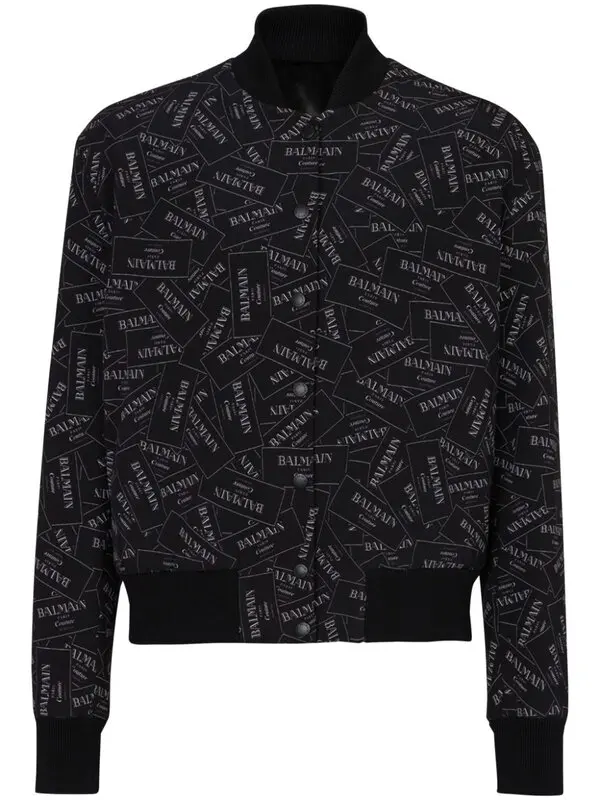 Balmain Printed Bomber Jacket