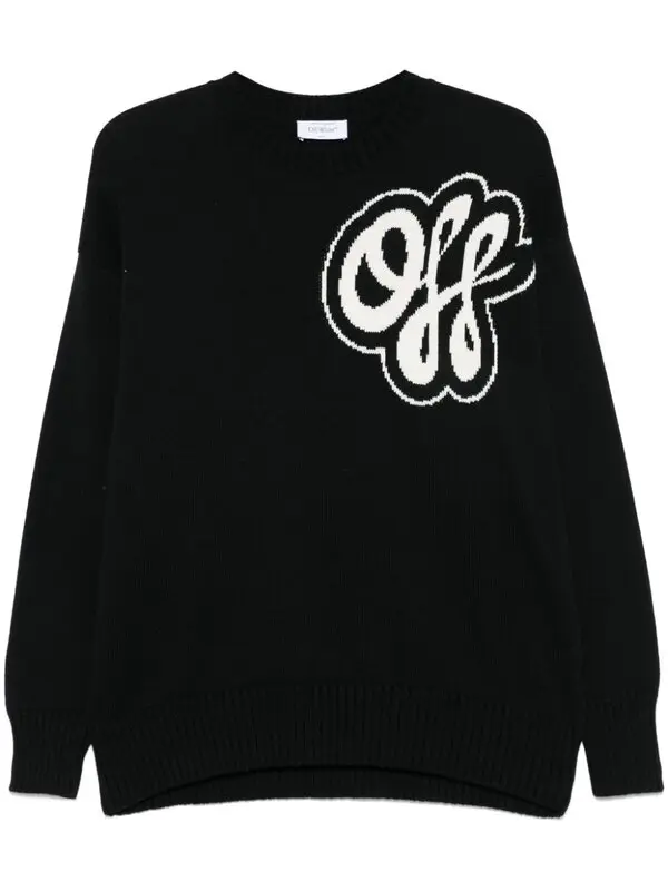 Off-White Hand-drawn Script Sweater