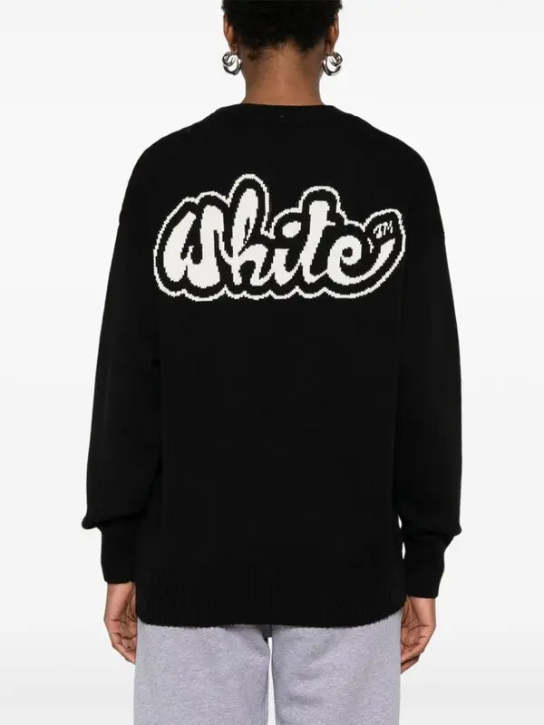 Off-White Hand-drawn Script Sweater