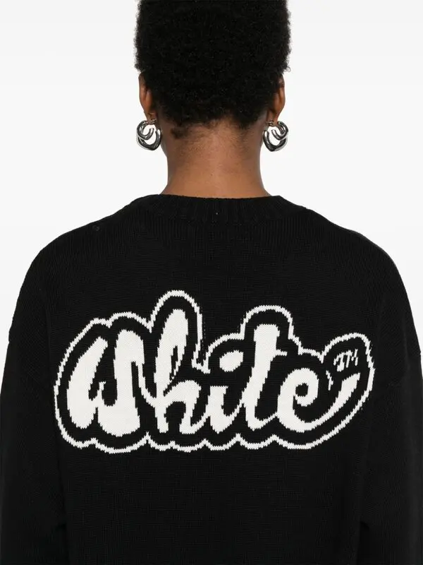 Off-White Hand-drawn Script Sweater