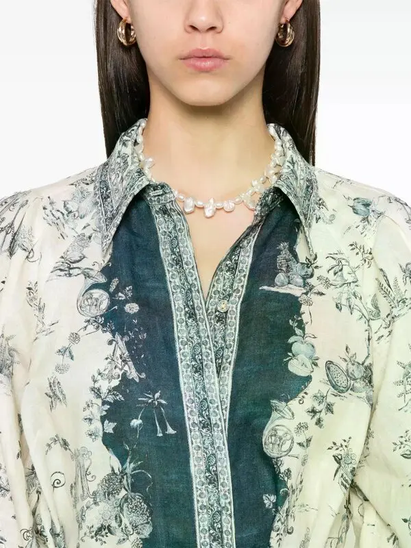 ALEMAIS Casa Midi Shirt Dress