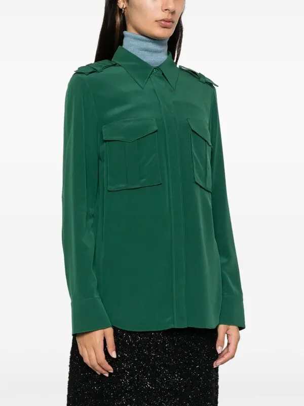 Dorothee Schumacher Silk Crepe De Chine Shirt