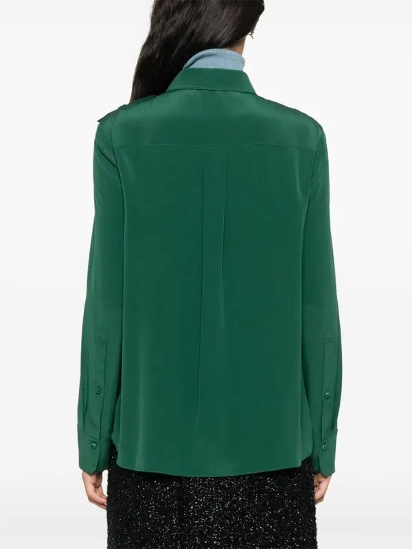Dorothee Schumacher Silk Crepe De Chine Shirt