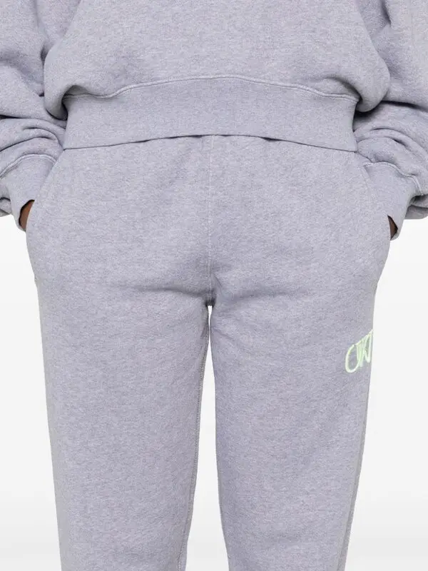 Off-White Logo-embroidered Track Pants - Grey