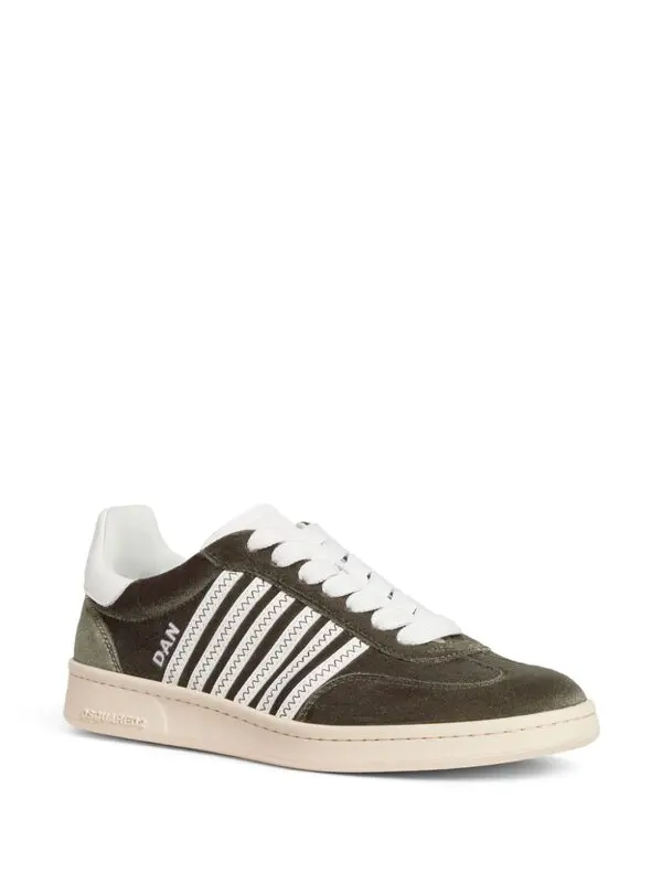 Dsquared2 Velvet Boxer Sneakers - Green