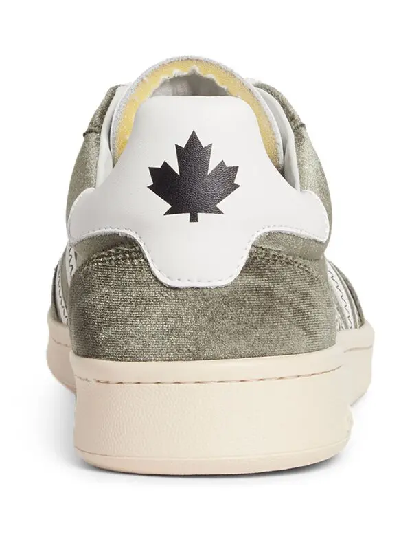 Dsquared2 Velvet Boxer Sneakers - Green