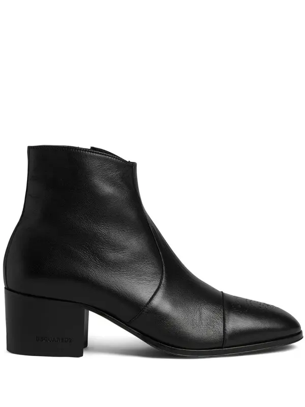 Dsquared2 60mm Leather Ankle Boots