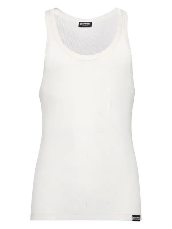 Dsquared2 Logo-print Sleeveless Top - White
