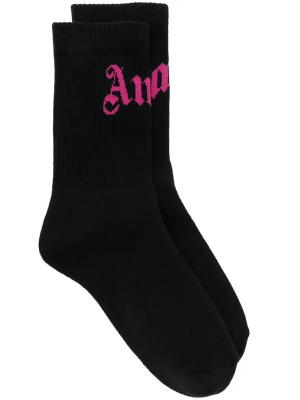 Palm Angels Intarsia-logo Socks