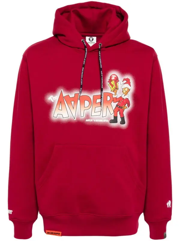 AAPE BY *A BATHING APE® Graphic-print Hoodie