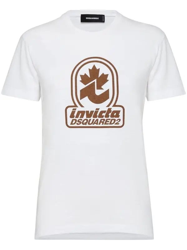Dsquared2 X Invicta Logo-print T-shirt - White
