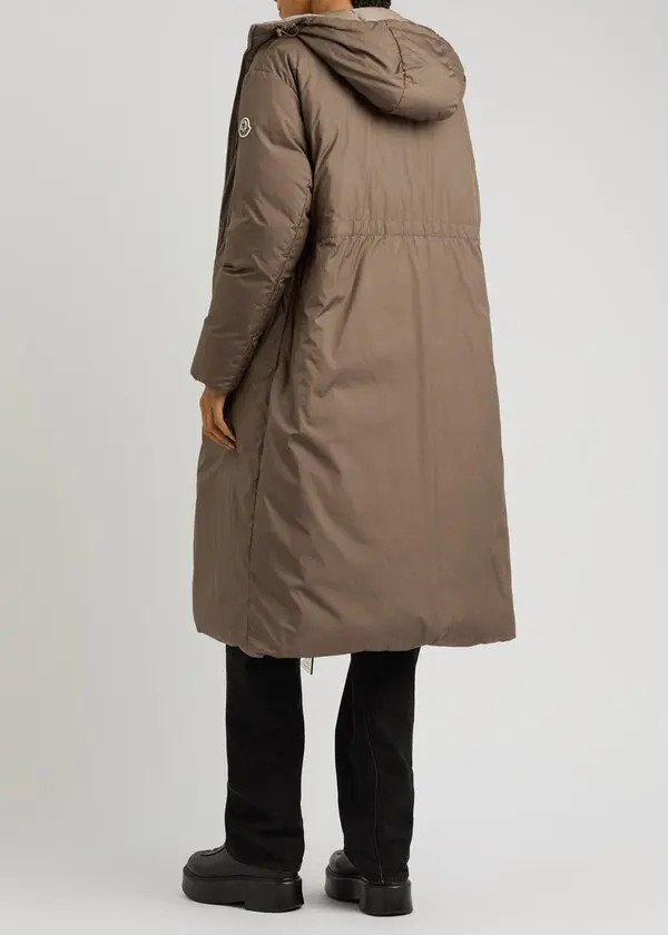 Moncler Boulogne Reversible Quilted Shell Coat - Ivory