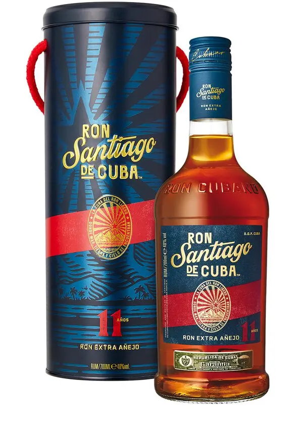 RON SANTIAGO DE CUBA Extra Añejo Year Old Rum - 11