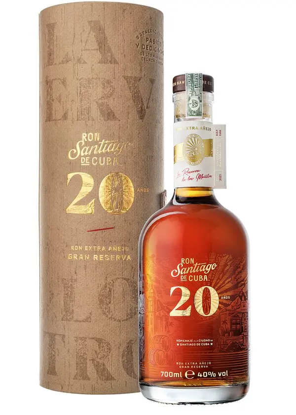 RON SANTIAGO DE CUBA Extra Añejo Year Old Rum - 20